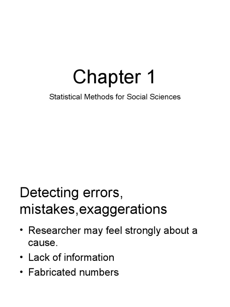 Statistical Methods For Social Sciences | PDF | Statistics ...