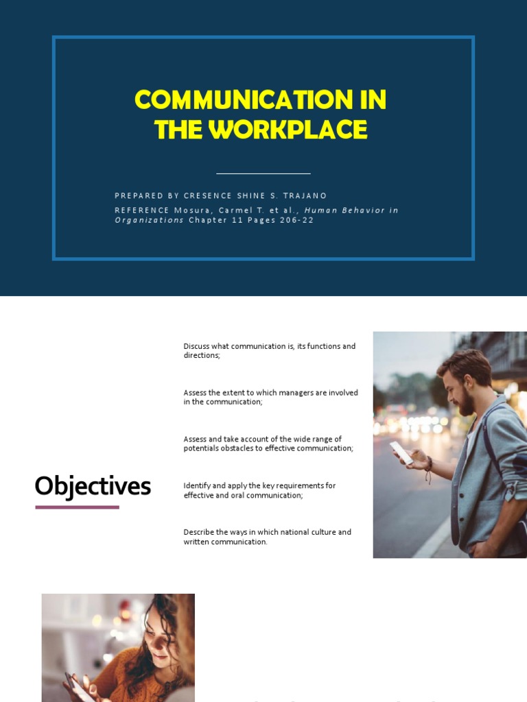 Module 7 Communication in The Workplace | PDF | Communication ...