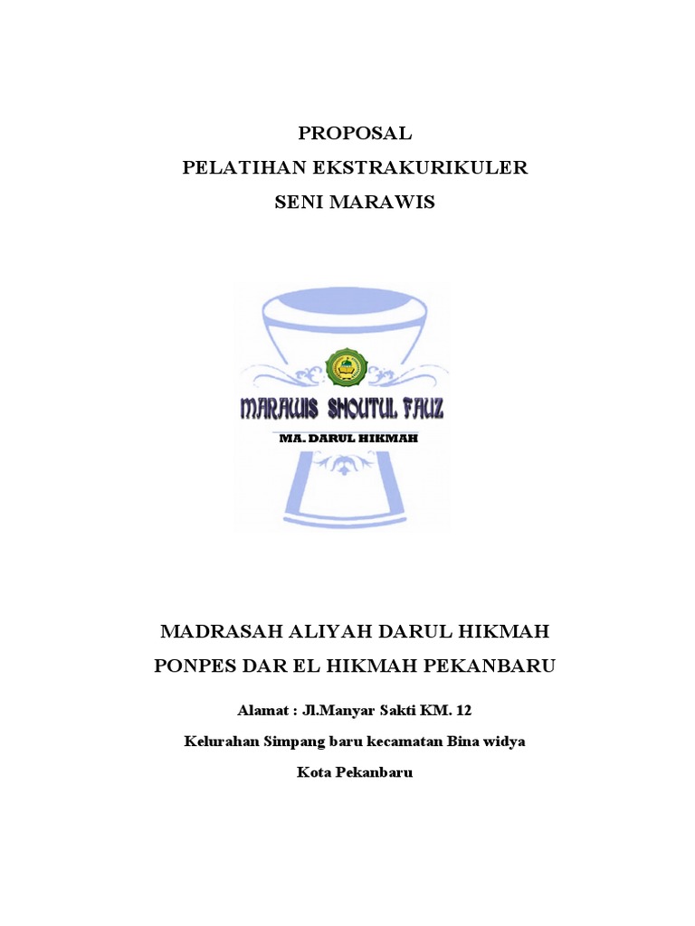 Proposal Marawis | PDF