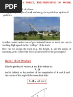 Physics - Lecture 2.1 Work | PDF | Acceleration | Force