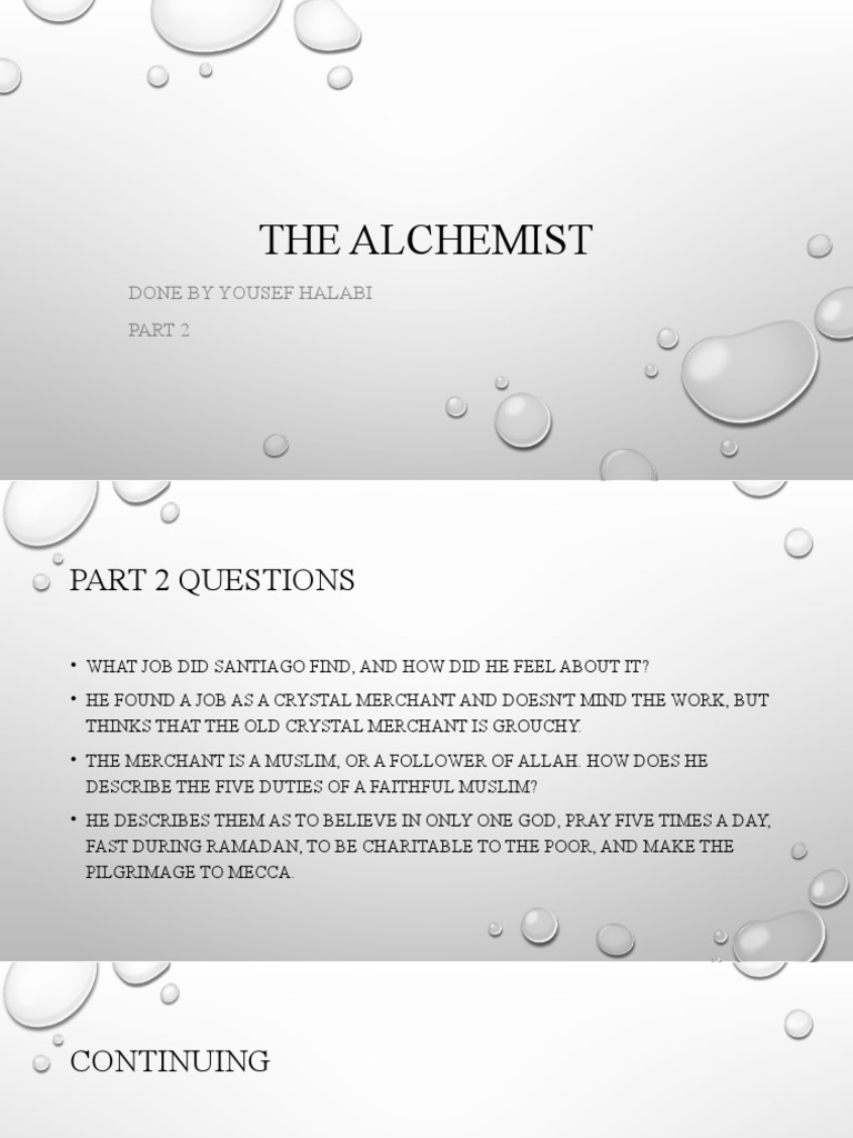 The Alchemist Analysis | PDF | Foreign Language Studies | Religion ...