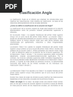 Clasificación de Angle en Ortodoncia | PDF | Ortodoncia | Diente