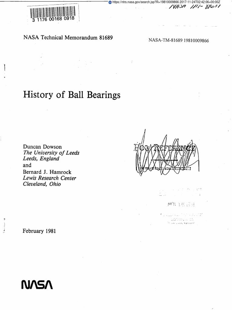History of Ball Bearings: Early Developments | PDF | Bearing ...