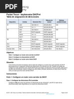 7.2.10 Packet Tracer - Configure DHCPv4 | PDF | Dirección IP | Enrutador (Computación)