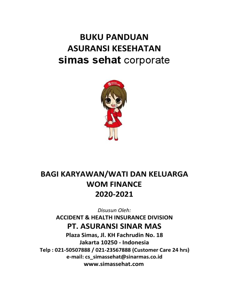 Buku Panduan Asuransi Kesehatan Simas Sehat Corporate. | PDF | Bisnis ...