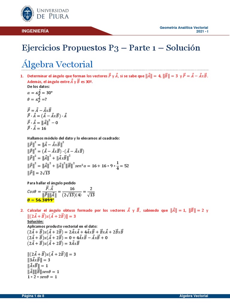 SCT3 Gav 2021 Ii | PDF | Línea (geometría) | Espacio vectorial