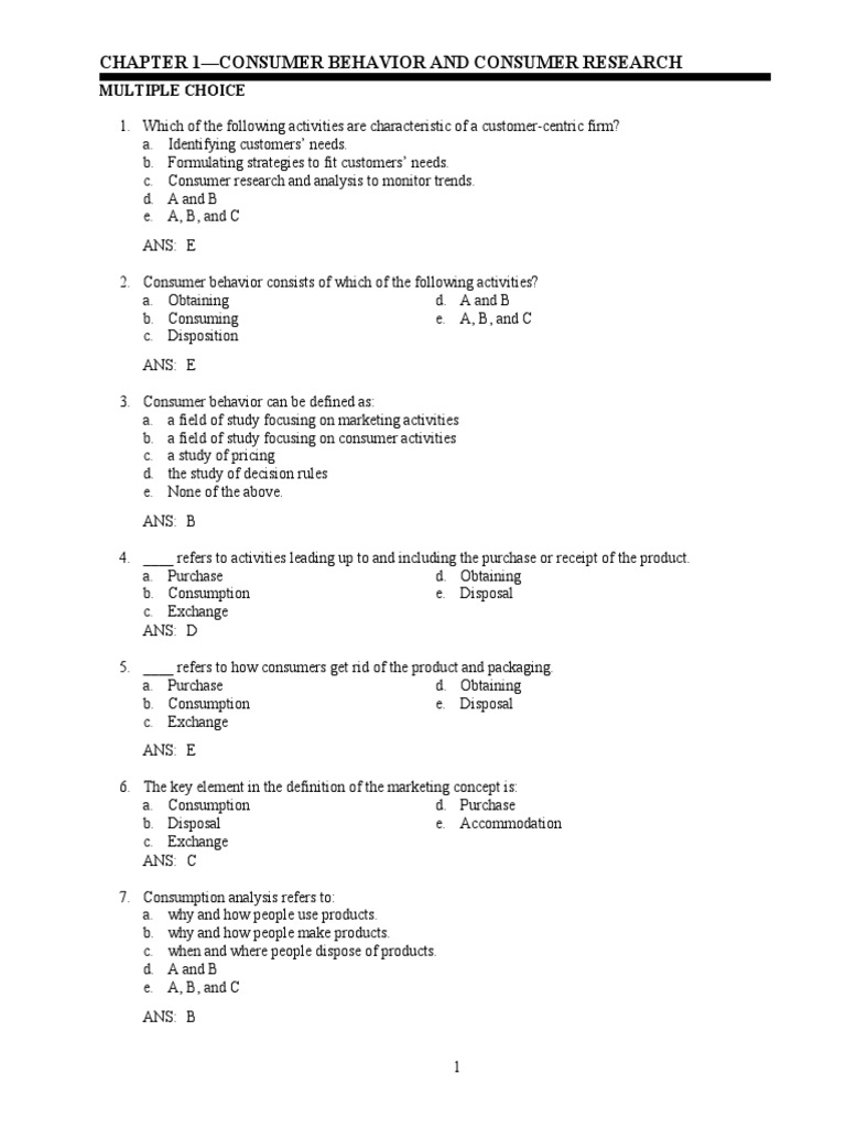Understanding Consumer Behavior Basics | PDF | Marketing | Market Analysis