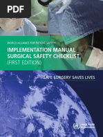 Check List AVA | PDF | Anesthesia | Clinical Medicine