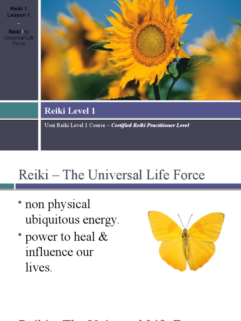 Reiki Level 1 Full Presentation | PDF | Reiki | Mikao Usui