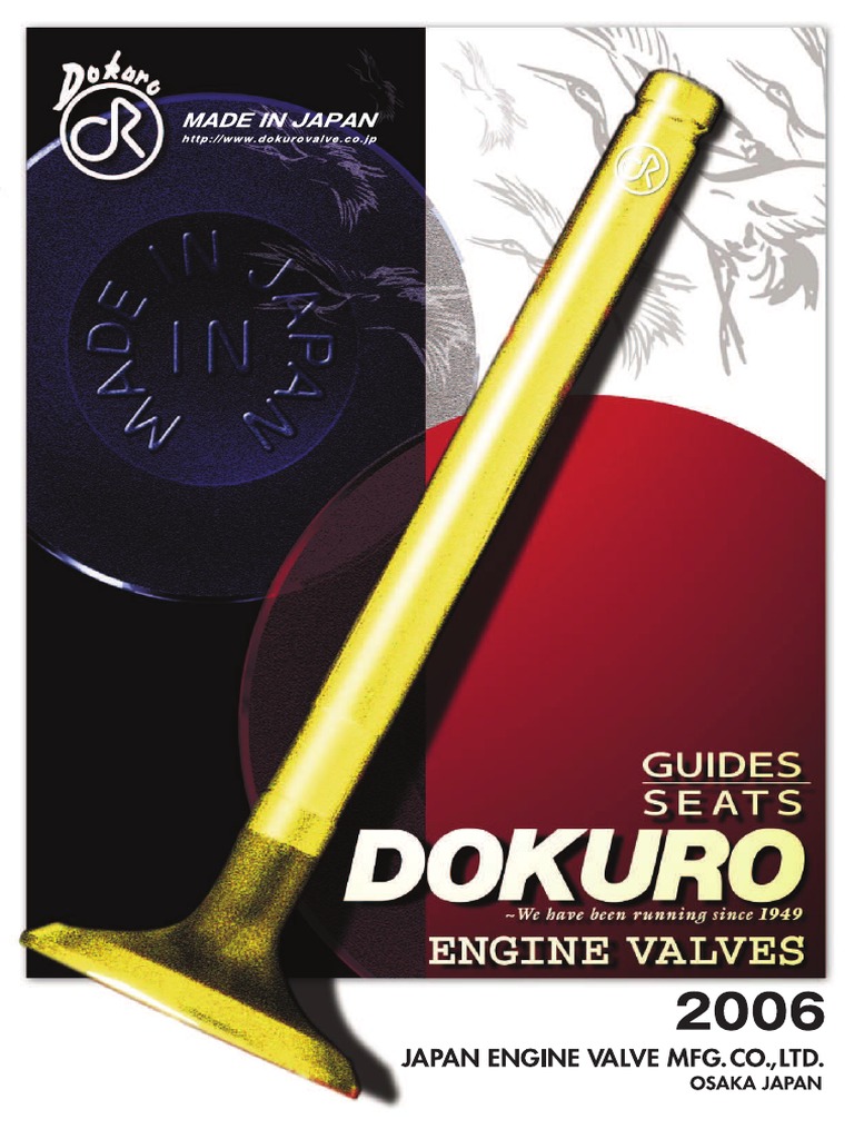Catalogo DOKURO Engine Valves | PDF