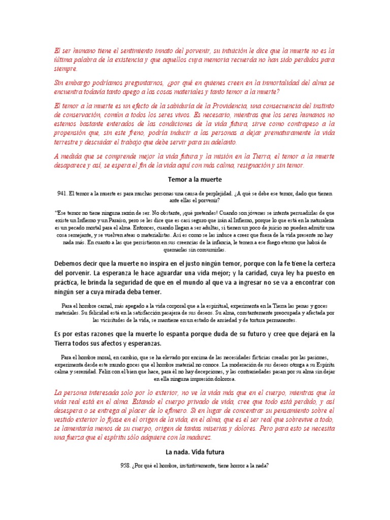 Temor A La Muerte | PDF | Infierno | Muerte