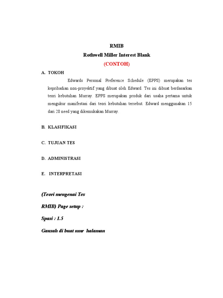 Laporan Rmib Praktikum | PDF