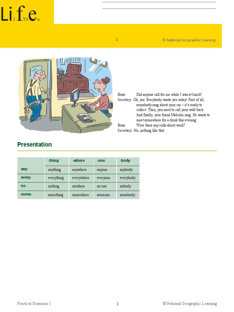 Presentation: © National Geographic Learning | PDF | Verb | Linguistic ...