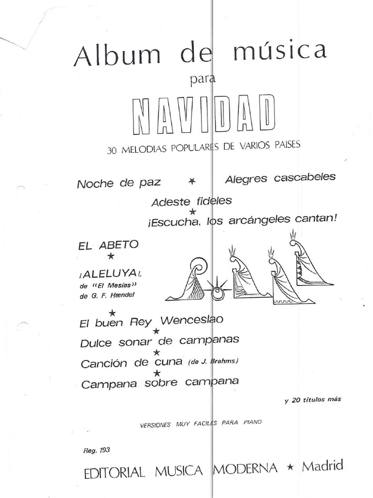 Partituras de Villancicos PDF | PDF | Música tradicional | Himnos ...