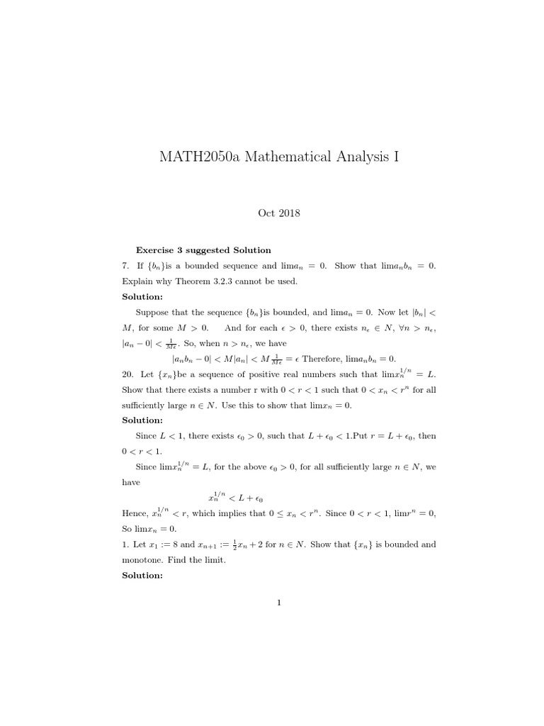 2050A Solution 3 | PDF | Mathematical Structures | Functions And Mappings