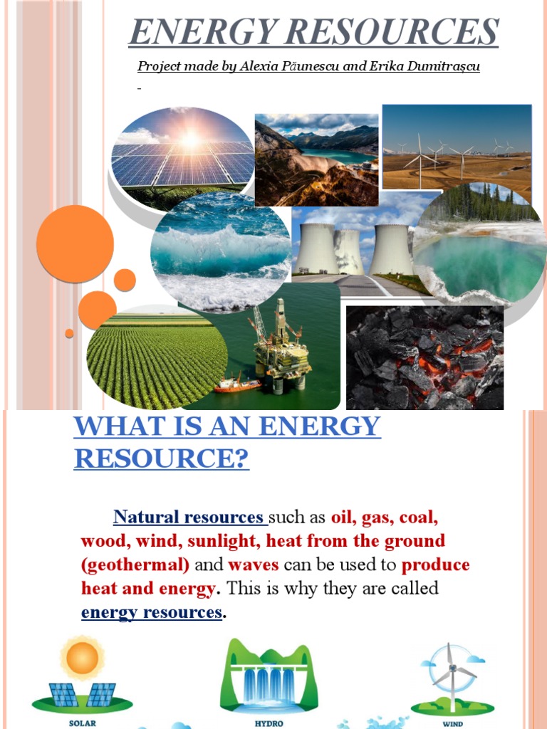 ENERGY RESOURCES PROJECT | PDF | Energy Development | Fuels