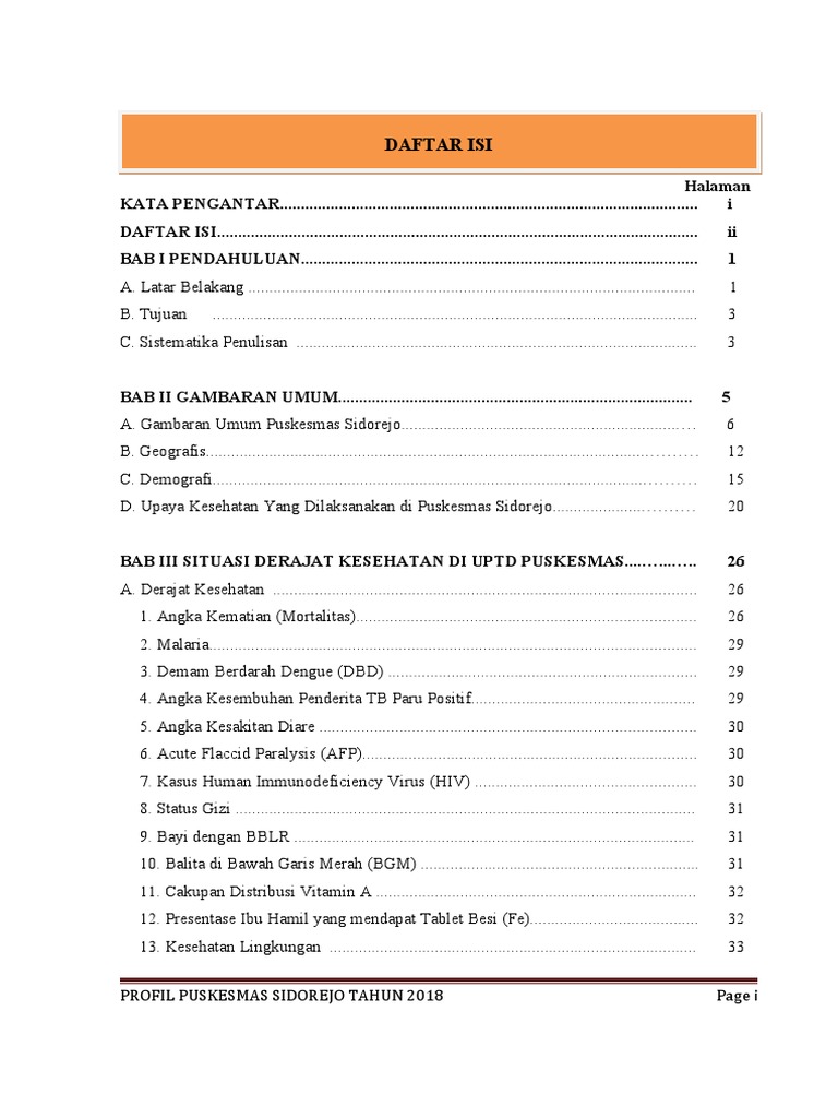 Daftar Isi | PDF