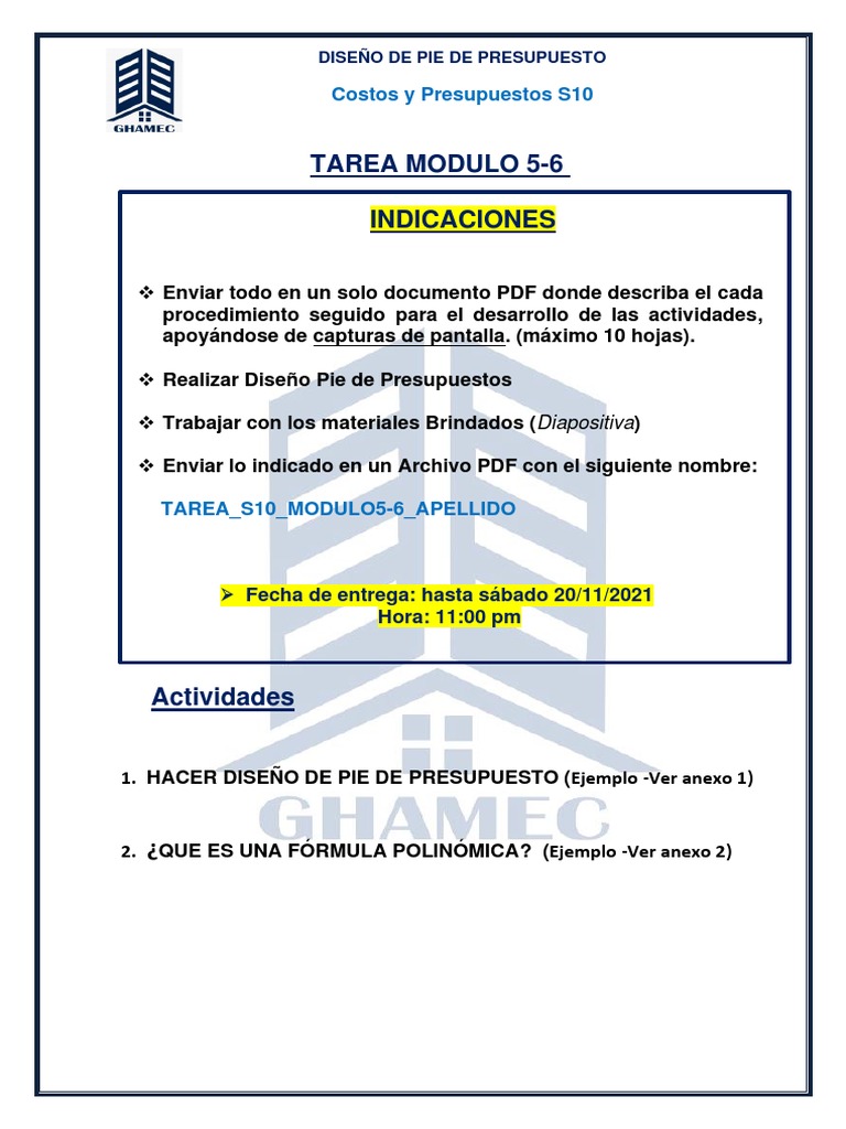 Tarea s10 Modulo5-6 Apellido | PDF