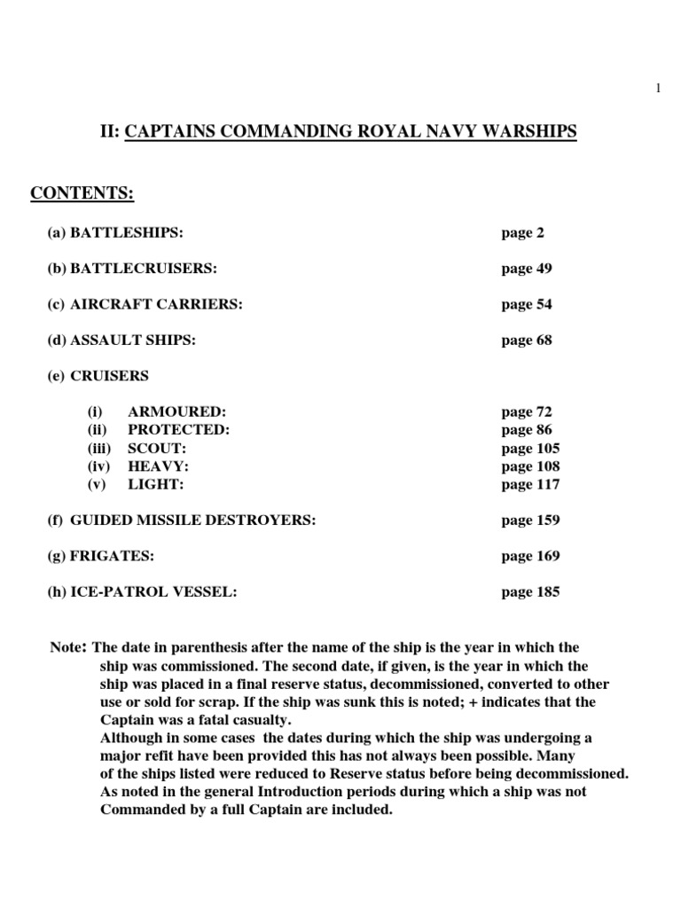 Royal Navy Warships | PDF