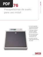 Ficha Técnica - Báscula - Seca 813-ESPAÑOL | PDF | Balanza | Bienestar