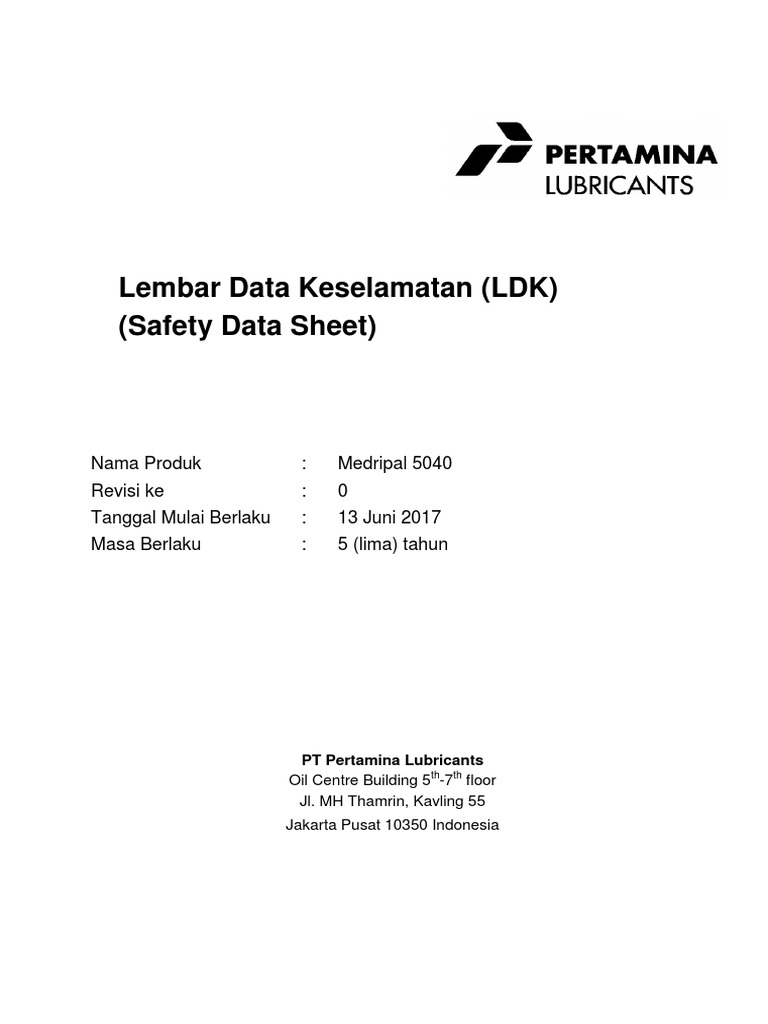 SDS Medripal 5040 | PDF