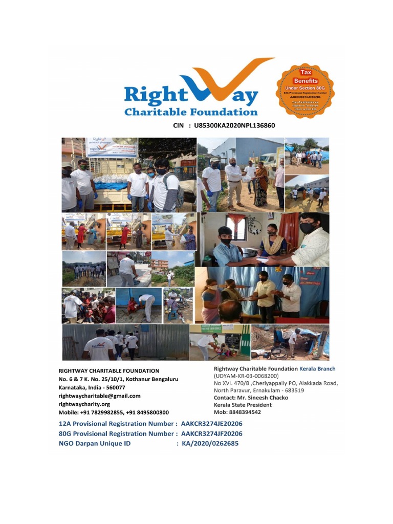 RIGHTWAY CHARITABLE FOUNDATION MAIN Final Print and Keep 1st | PDF ...