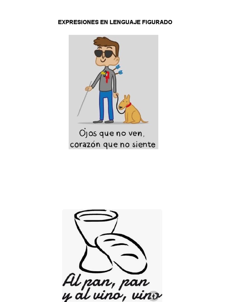 Expresiones de Lenguaje Figurado | PDF