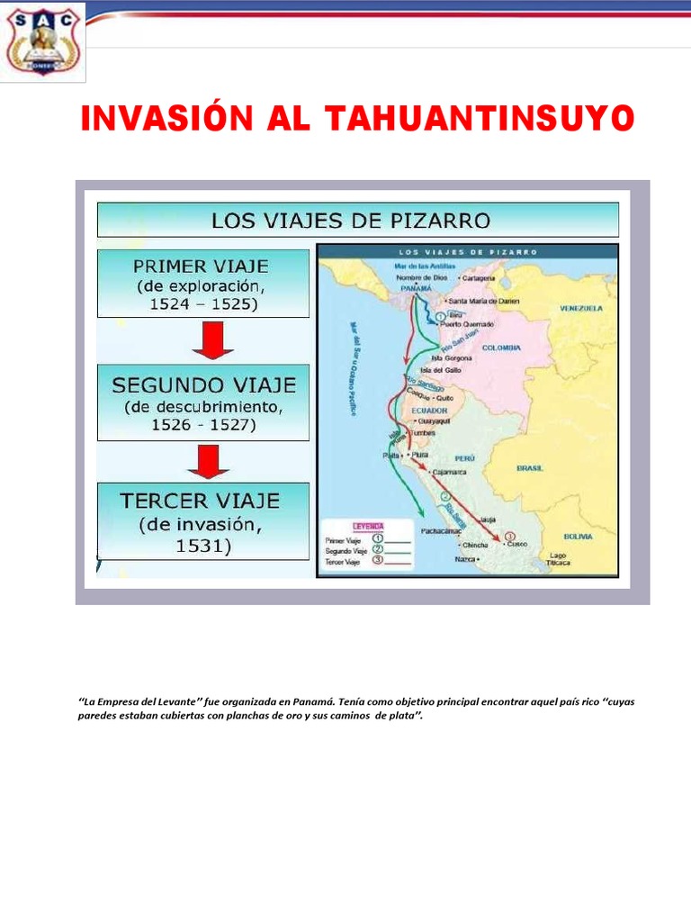 Invasion y Conquista Del Imperio Inca | PDF | Francisco Pizarro ...