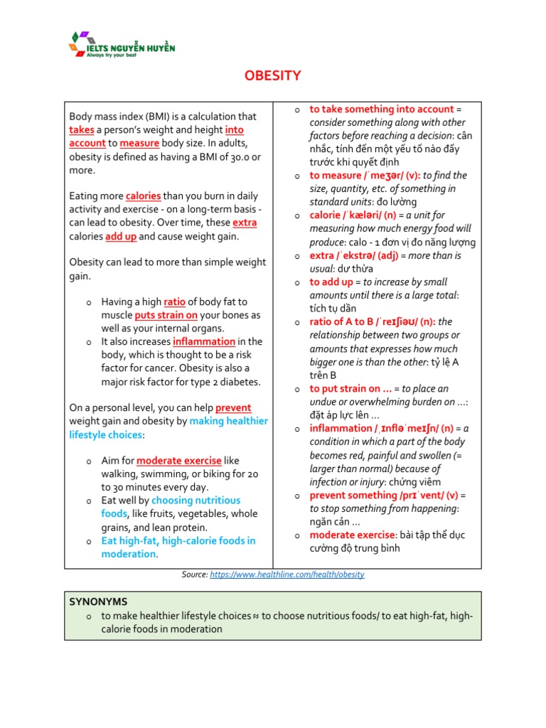 Obesity Causes and Prevention Tips | PDF | Obesity | Body Mass Index