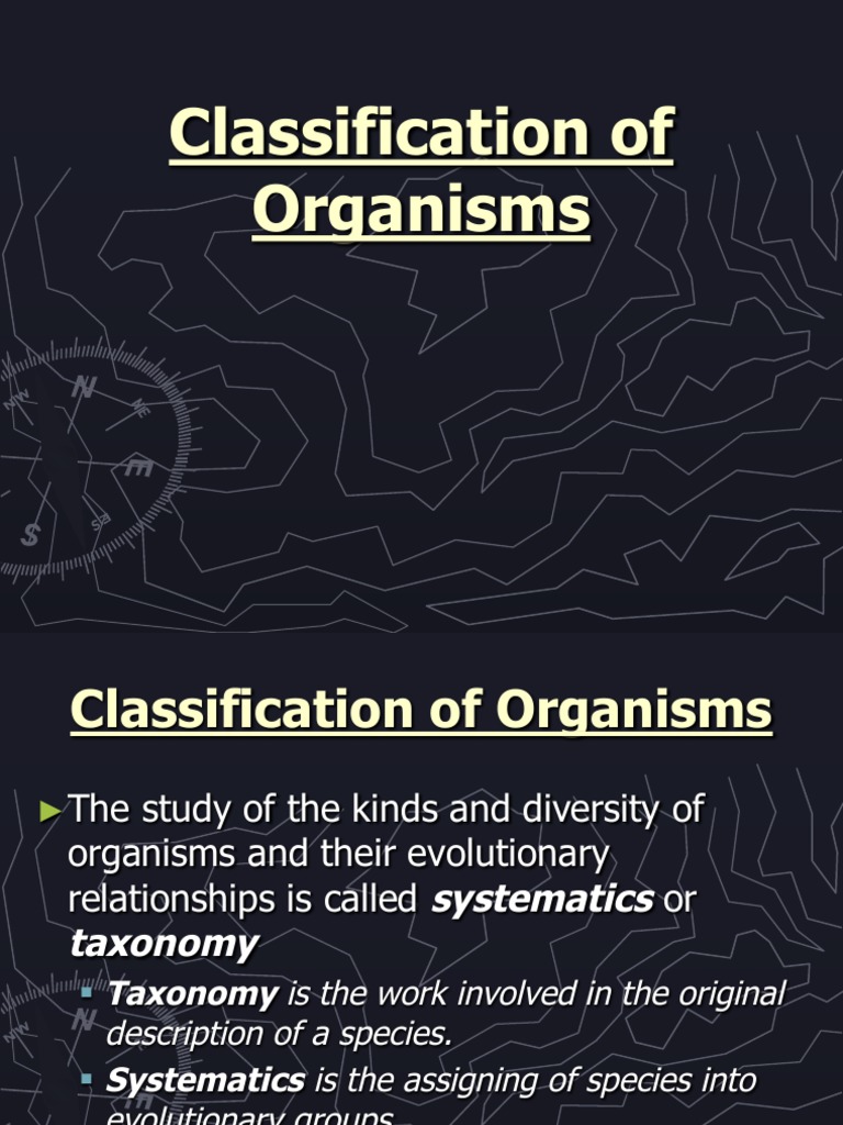 Classification of Organisms | PDF | Taxonomy (Biology) | Species
