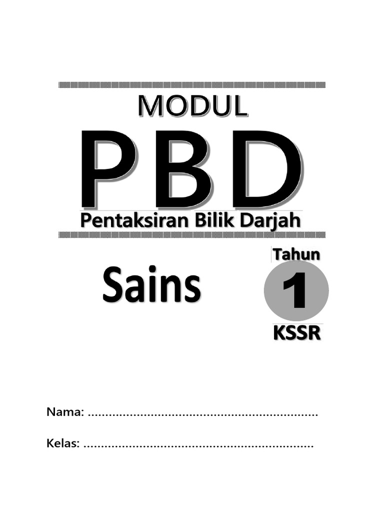 Modul PBD Sains Tahun 1 | PDF