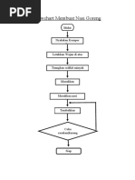 Algoritma Flowchart Membuat Mie Instan | PDF | Memasak, Makanan, & Anggur