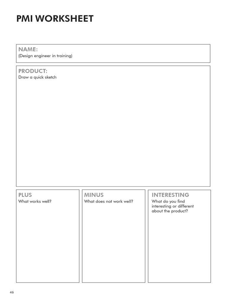 Design Process Box Worksheets and Certificate | PDF | Cognition ...