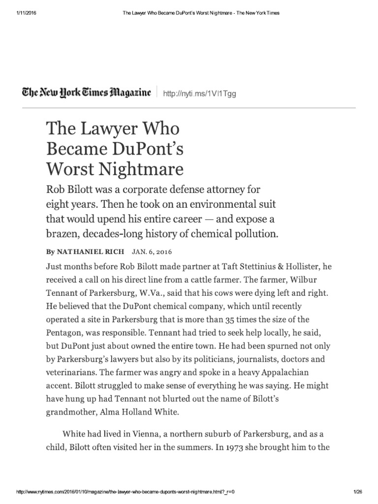 Duponts Worst Nightmare 011016 | PDF