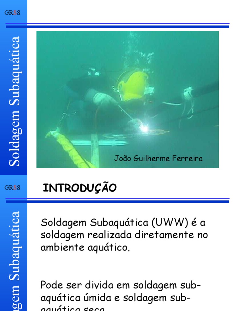 Soldagem Subaquática JGF5 | PDF | Processos industriais | Metais