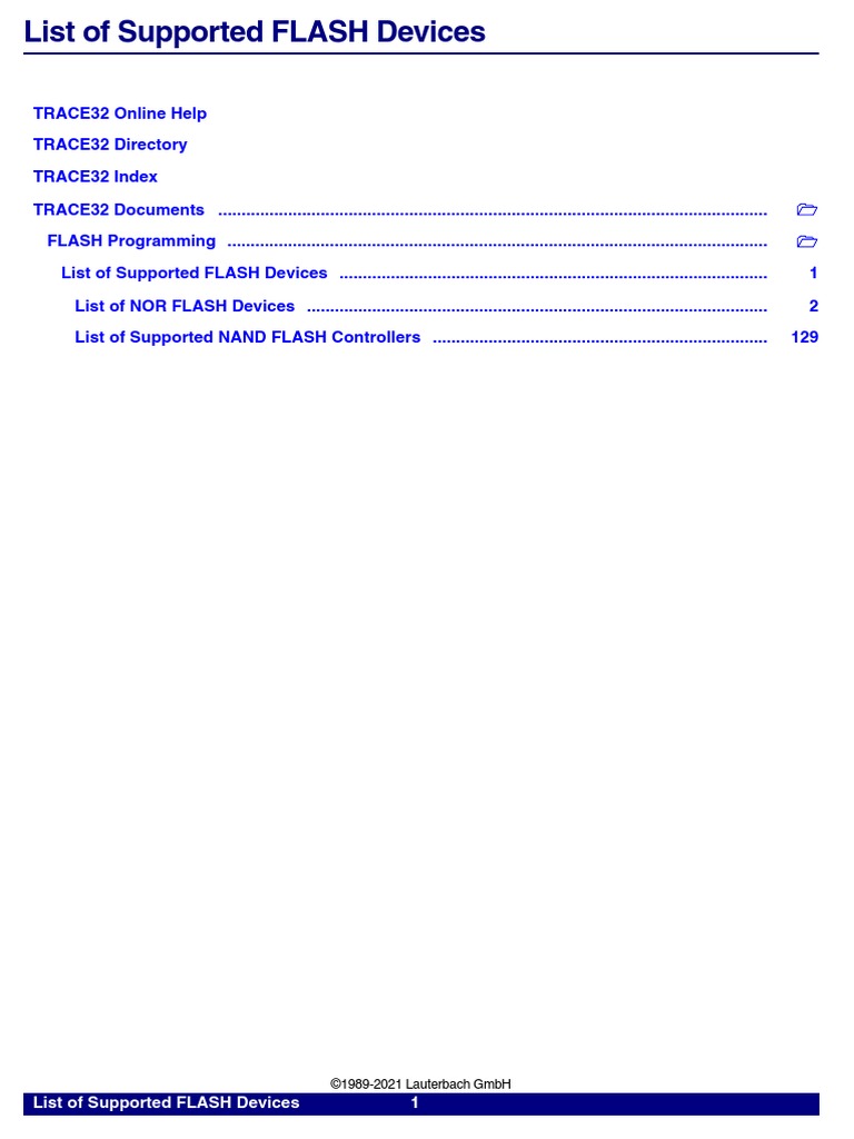 Flashlist | PDF | Flash Memory | Computer Data