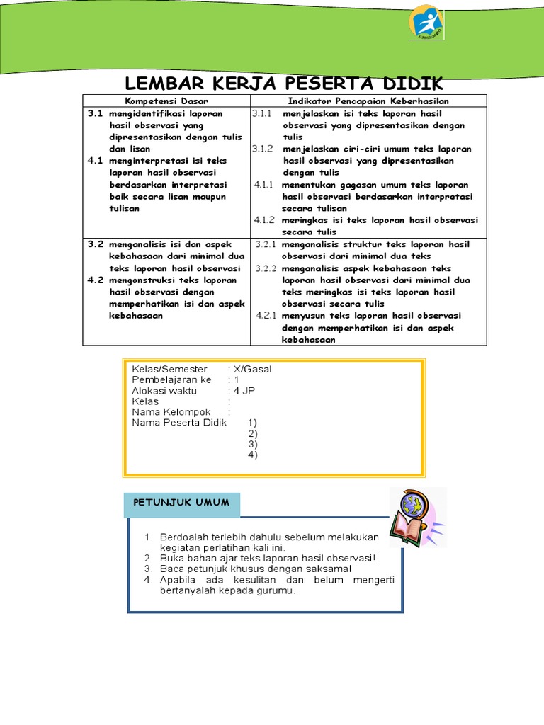 LKPD Teks Lho | PDF