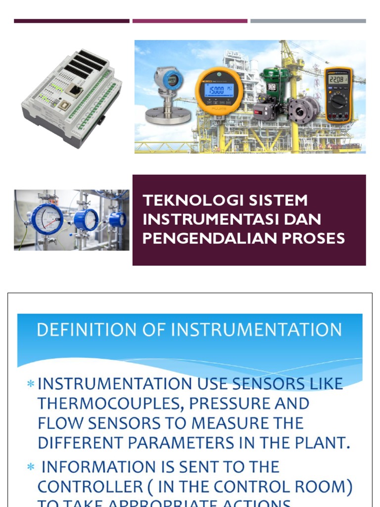 Pertemuan 1 SISTEM INSTRUMENTASI DAN PENGENDALIAN PROSES | PDF