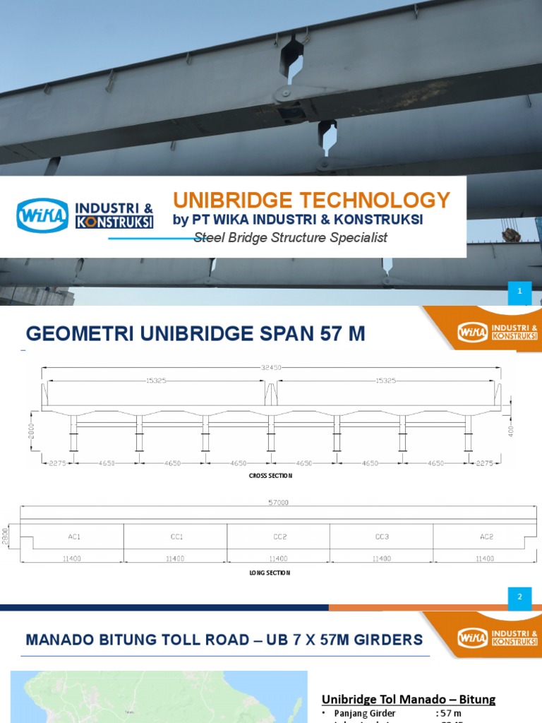 Presentasi Jembatan Unibridge Kirim k2 | Download Free PDF | Building ...