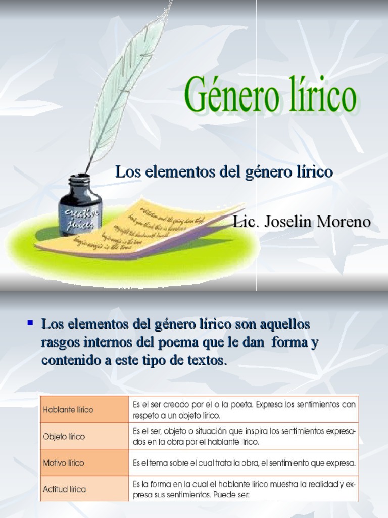 Elementos Del Poema | PDF