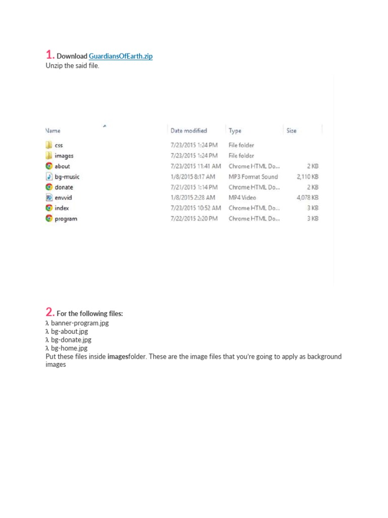 Webpage Background and Style Guide | PDF