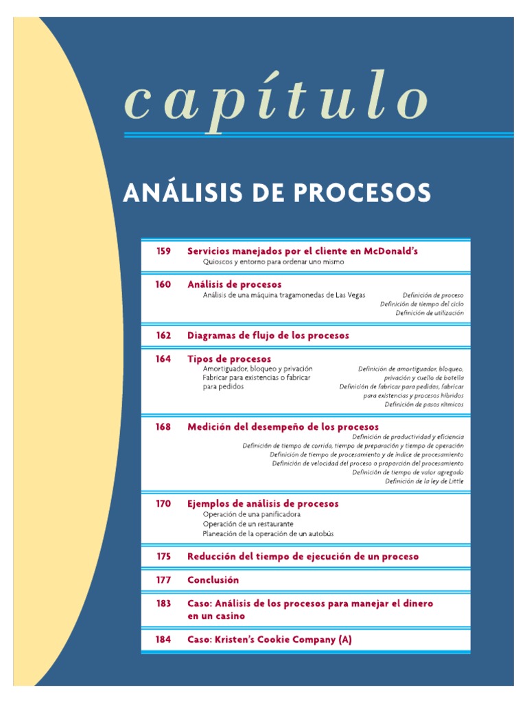 Análisis De Procesos Pdf