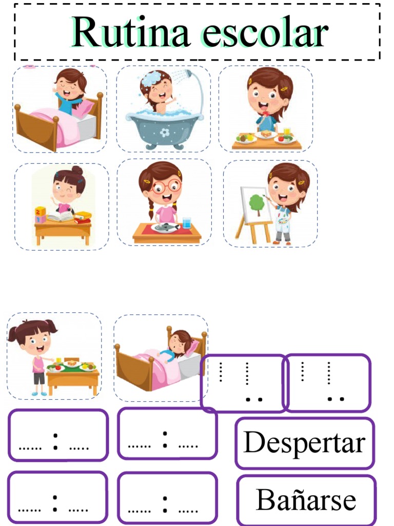 Rutina Escolar | PDF