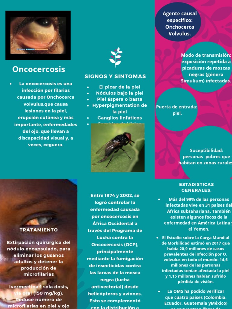 Oncocercosis | PDF | Medicina | Enfermedades y trastornos