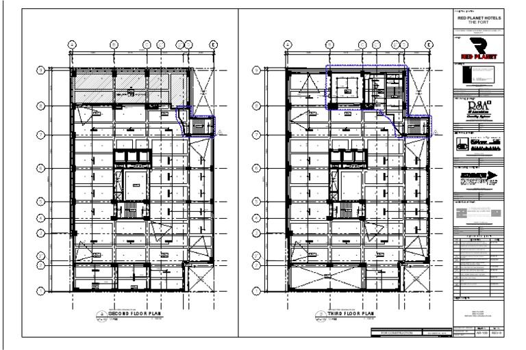 AR-109 - 191030 - Rev.9 - 2ND-3RD FLOOR Reflected Ceiling Plan | PDF