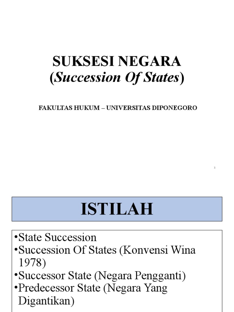 Suksesi Negara Pdf
