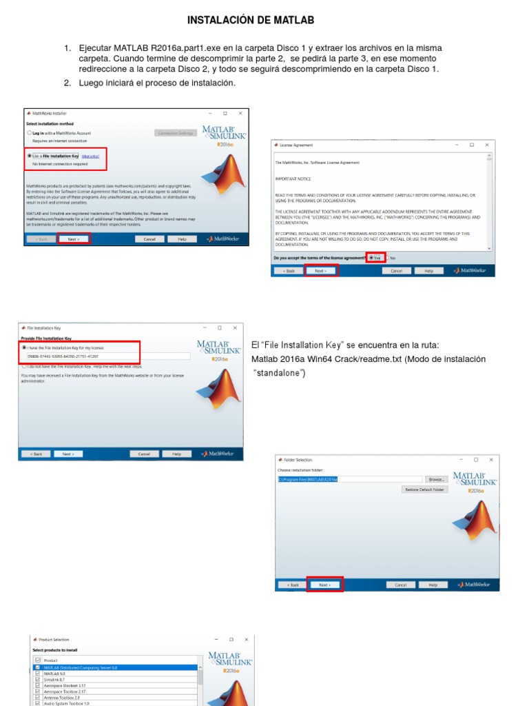 Instalación Matlab 2016 | PDF