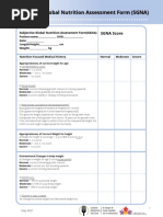 Form Sga (PG) PDF | PDF | Nutrition | Diet & Nutrition