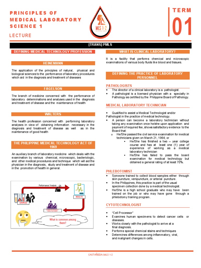 (PMLS) Defining Medical Technology Profession | PDF | Pathology | Medicine (PMLS) Defining Medical Technology Profession | PDF | Pathology | Medicine