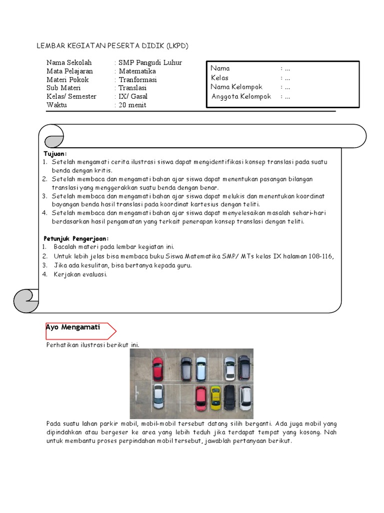 4 LKPD Translasi | PDF